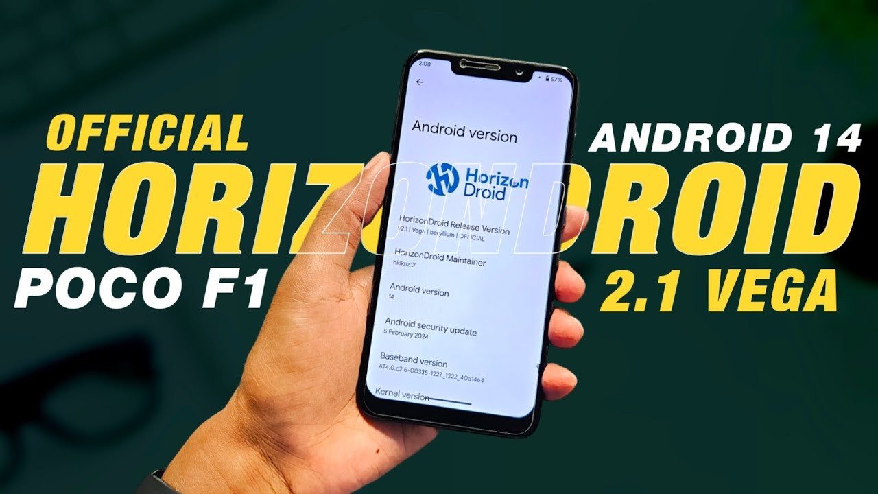 POCO F1 - HorizonDroid 2.1 Vega - Official - Android 14 - Bugs And Features - Full Detailed ...