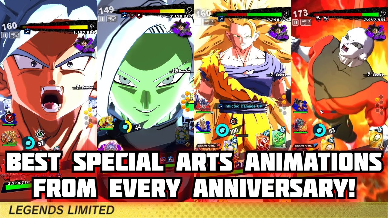 Best Special Arts Animations From Every Anniversary In Dragon Ball ...
