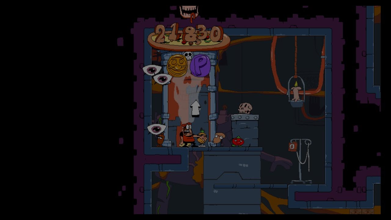 Pizza Tower lap 3 mod pizzascare - lapped rank - YouTube