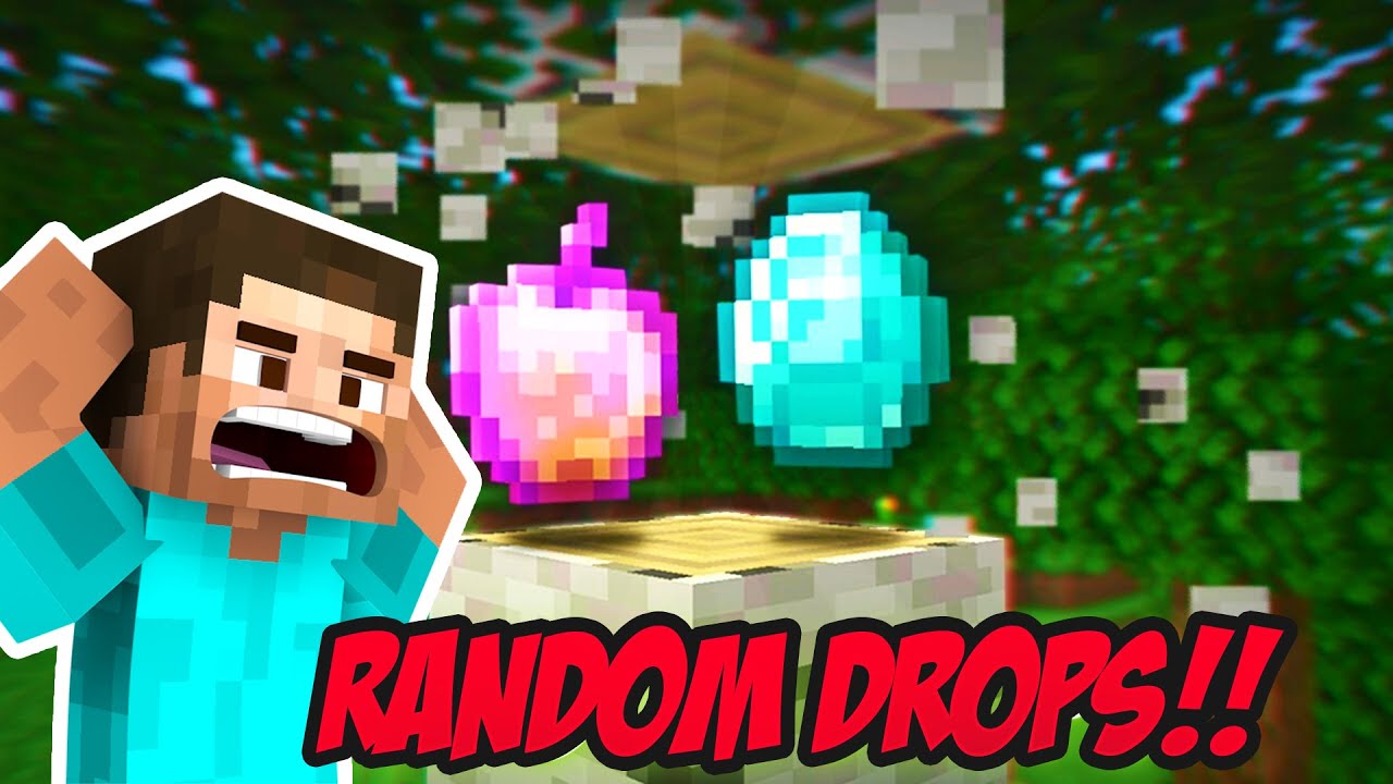 Minecraft But Drops Are Random | Randomizer Mod - YouTube