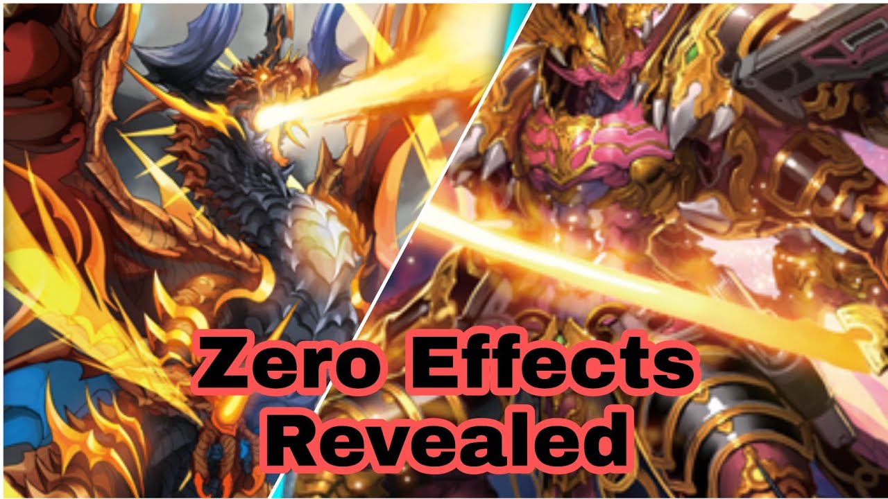 Vanguard Zero: Dragonic Overlord The Rebirth + Dragonic Burnout Effects ...