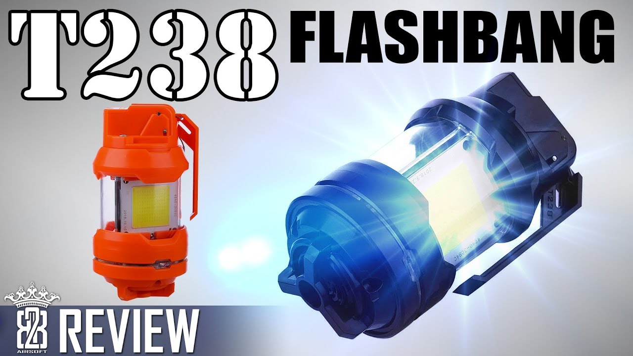 T238 Flashbang Airsoft - Greller LED Strobe & extrem laut - Review ...