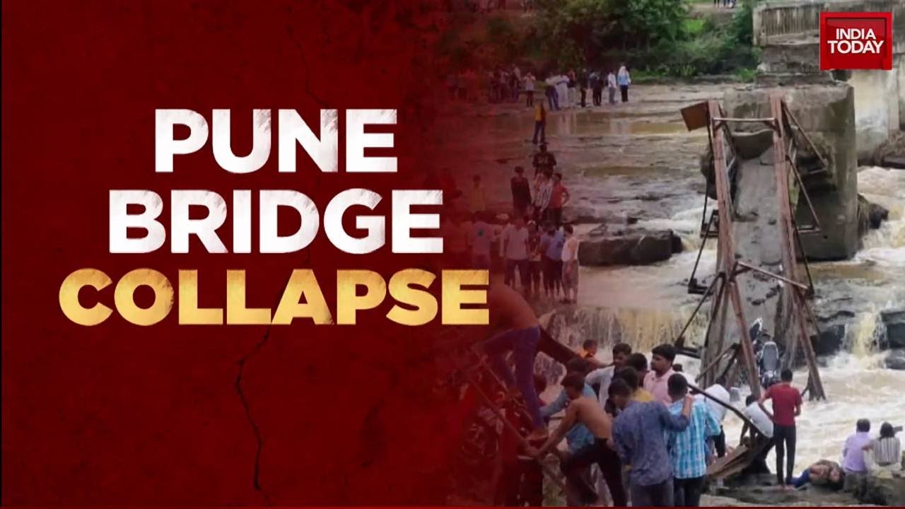 Tragedy In Pune: Old Iron Bridge Collapse Claims 4 Lives, Injures ...