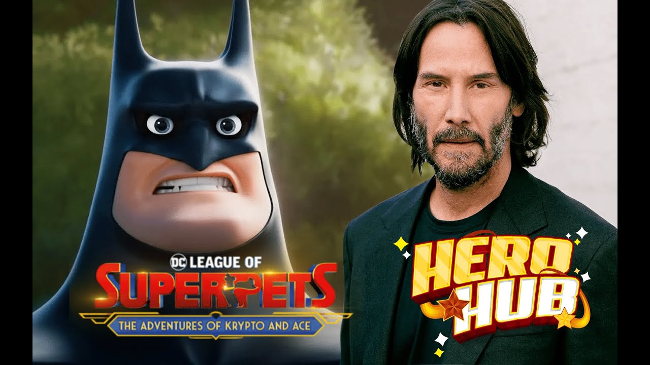 DC League of Super-Pets: Keanu Reeves As The Batman. - YouTube