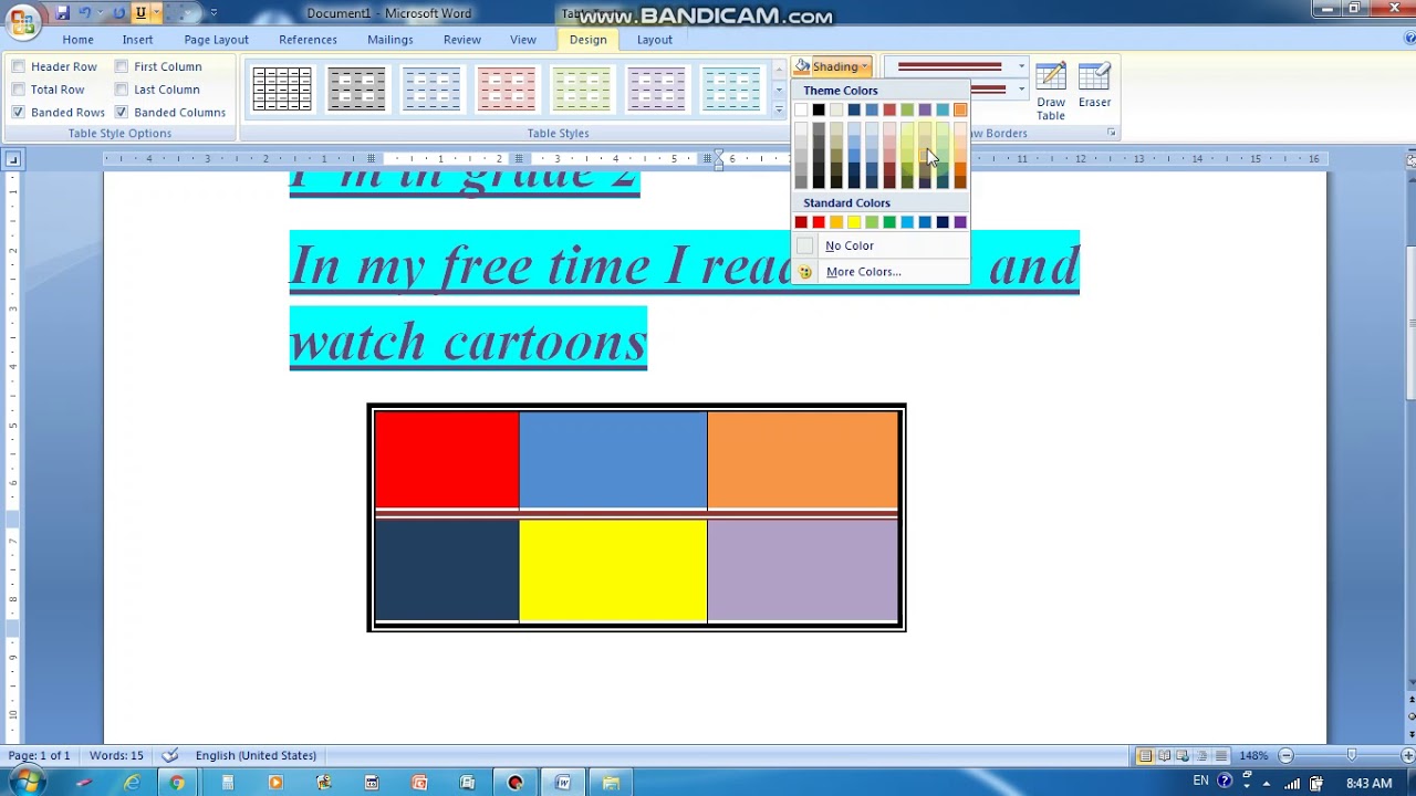 Grad2 q4: video Part 1 (Revision) on using format painter ,inserting ...