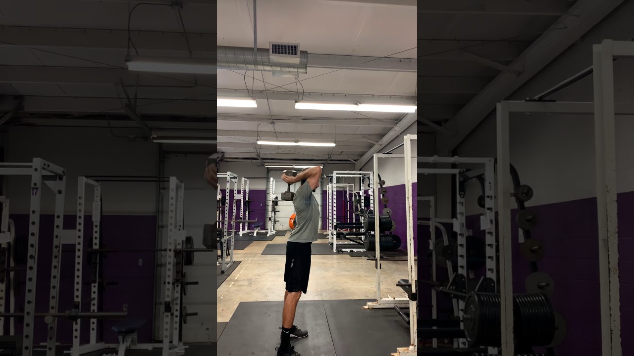 DB Overhead Tricep Extension - YouTube