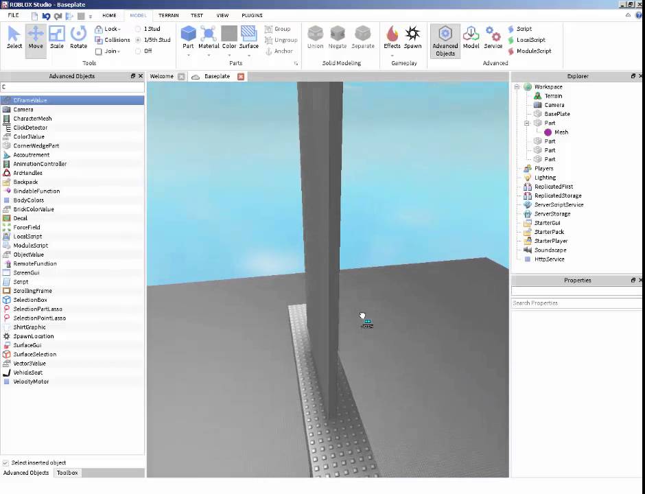 Simple Sword Model Making | ROBLOX - YouTube