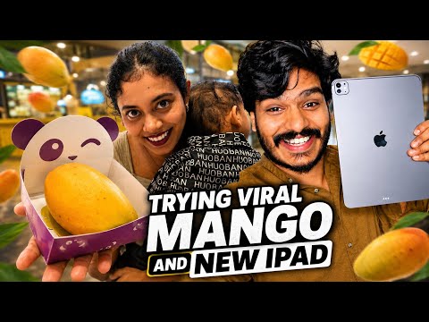 TRYING VIRAL MANGO ICE CREAM | NEW IPAD 😍