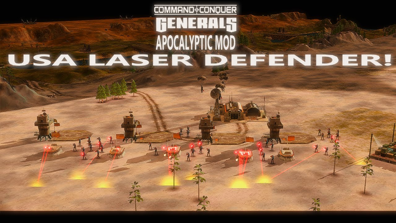 LASER INFANTRY DEFENDER! Command & Conquer TM Generals Zero Hour 2024 ...