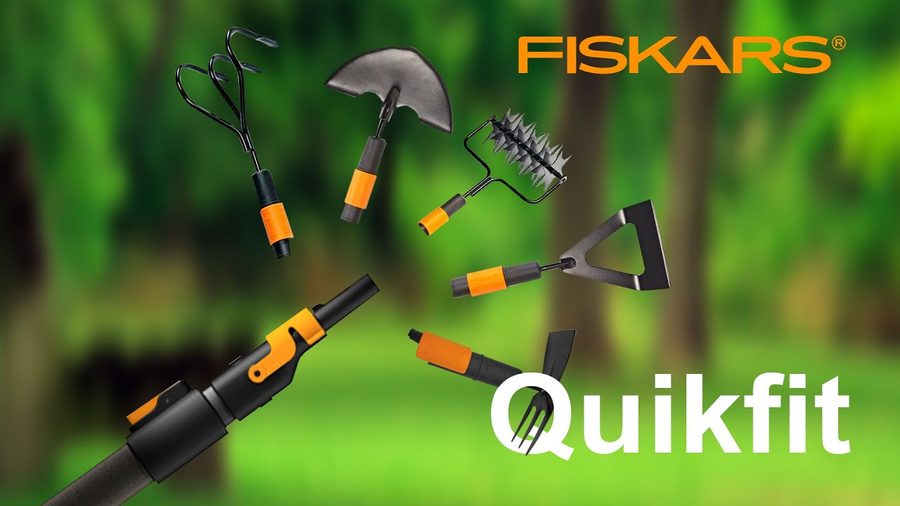 Огляд садової системи Fiskars QuikFit — одна ручка і десятки насадок ...