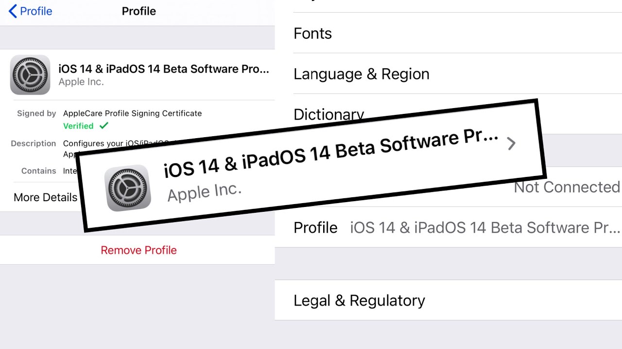 HOW TO INSTALL PROFILE ON YOUR IPHONE AND IOS | 2020 - YouTube