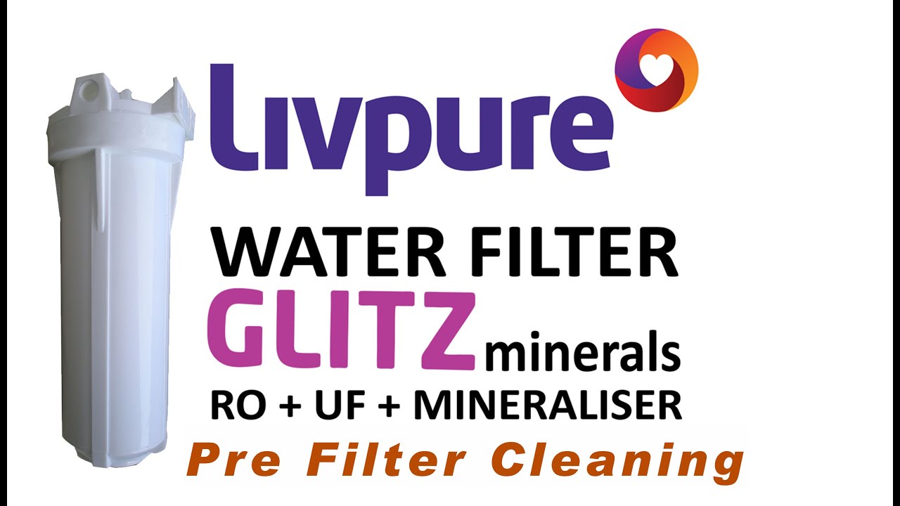 Livpure pre filter cleaning - YouTube