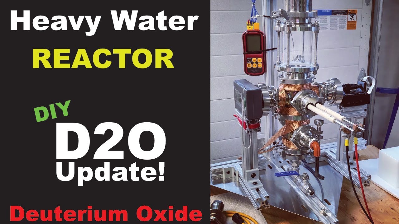 Heavy Water Deuterium Oxide electrolysis and Reactor Cell Update! - YouTube