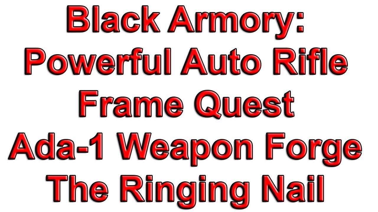 Destiny 2 Black Armory: Powerful Auto Rifle Frame Quest - Forge The ...