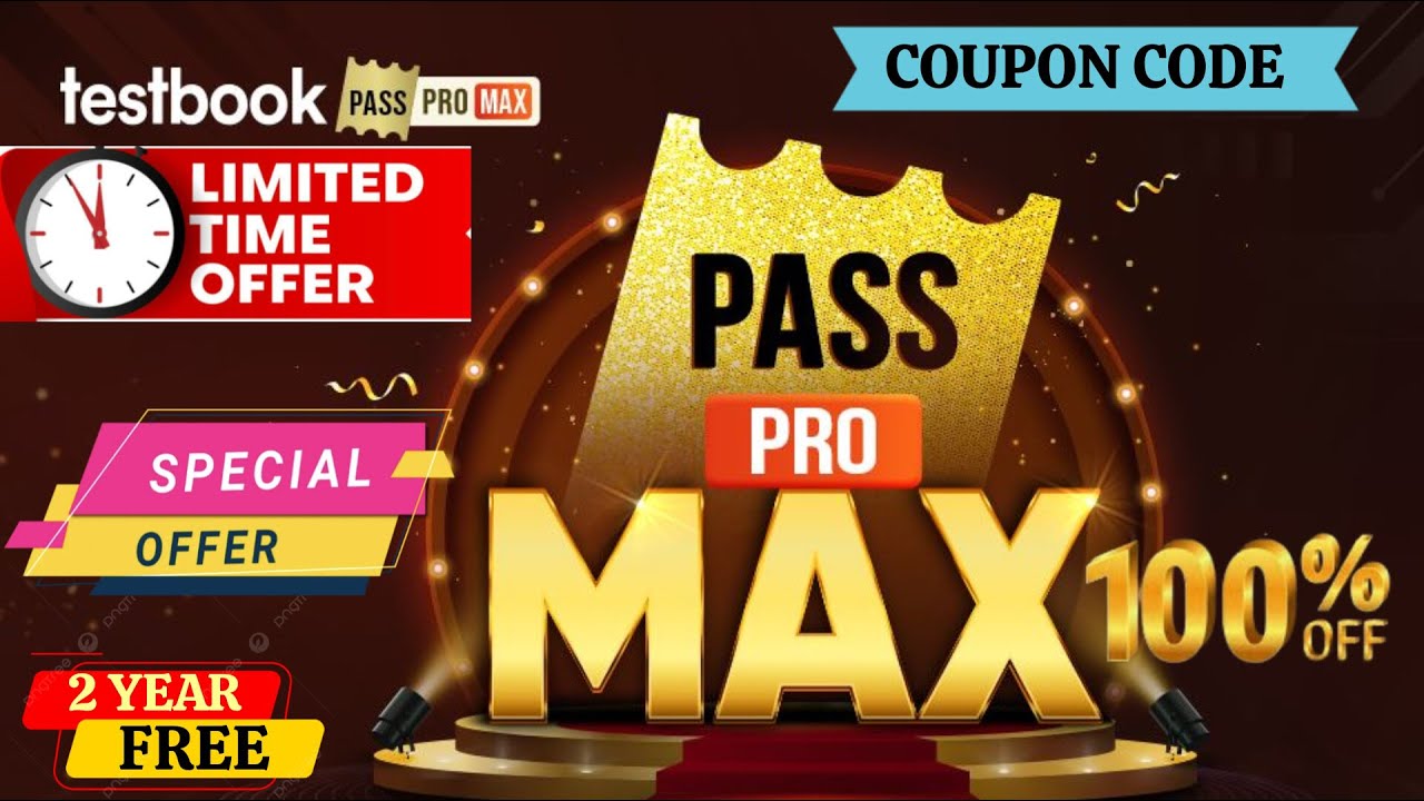 Testbook Pass Pro Max Coupon code today | testbook coupon code Today ...