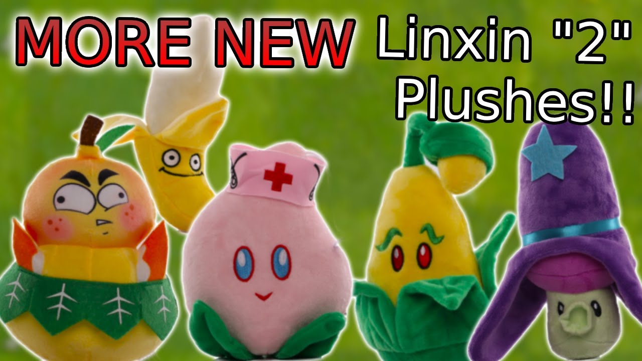 More NEW Plants Vs Zombies Plushes!! Linxin 2 Set 8 Wave 2 Plushes!! - YouTube
