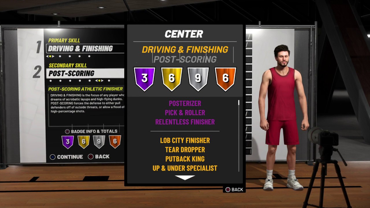 NBA 2K19 Badges and Attributes for Every Center Build - YouTube