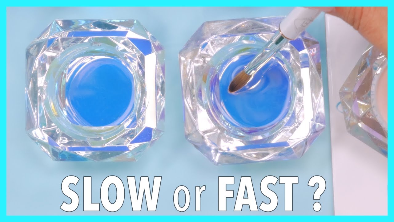 Student Tests Slow vs Fast Cure Acrylic Monomer - YouTube