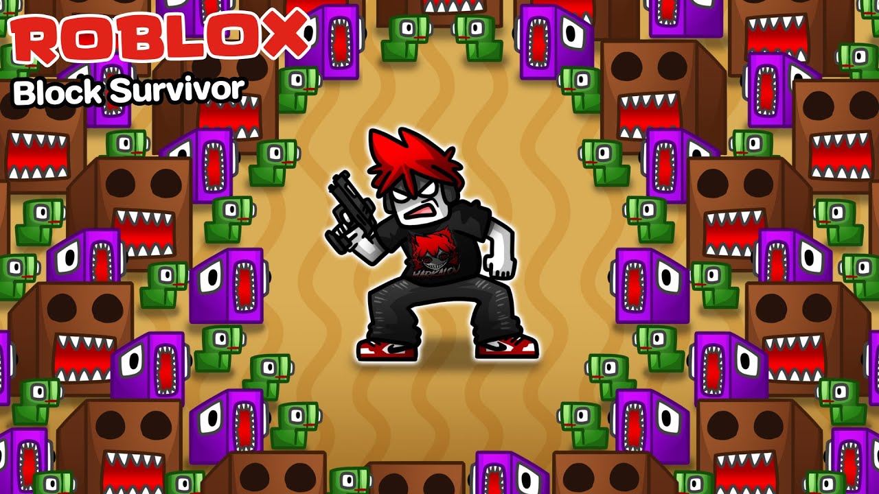 Roblox : Block Survivor 🟥 เอาชีวิตรอดจากฝูงบล็อค 999,999 ตัว !!!! - YouTube