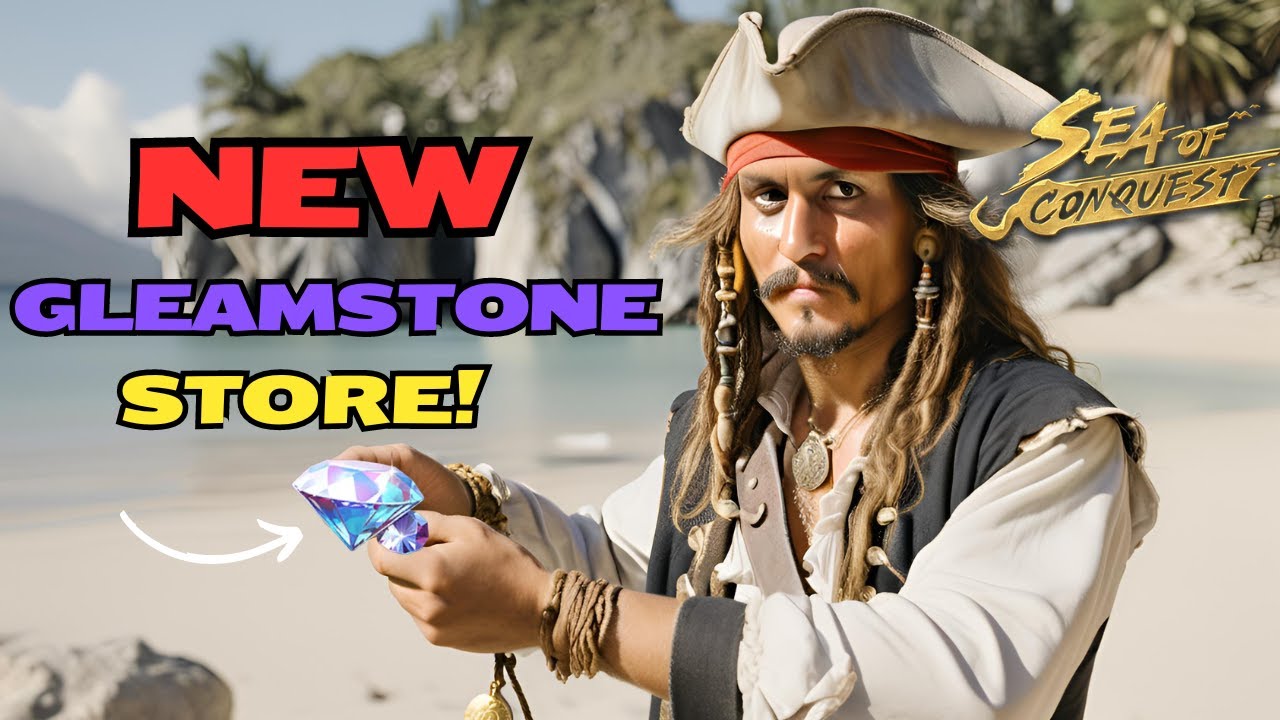 New purchasing system [Gleamstone Market] Sea of Conquest - YouTube