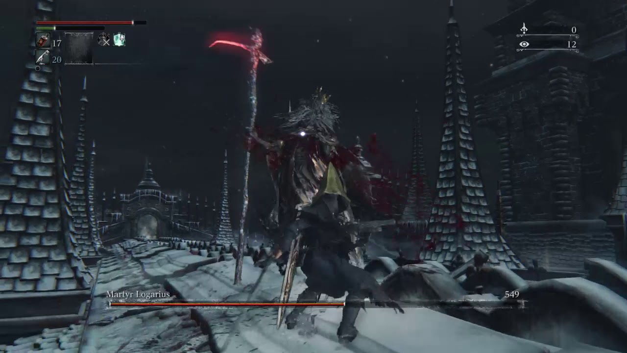 Bloodborne - Martyr Logarius BOSS FIGHT - YouTube