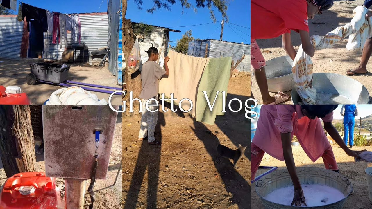 Life in African Ghetto: Homebody | The struggle of washing blankets ...