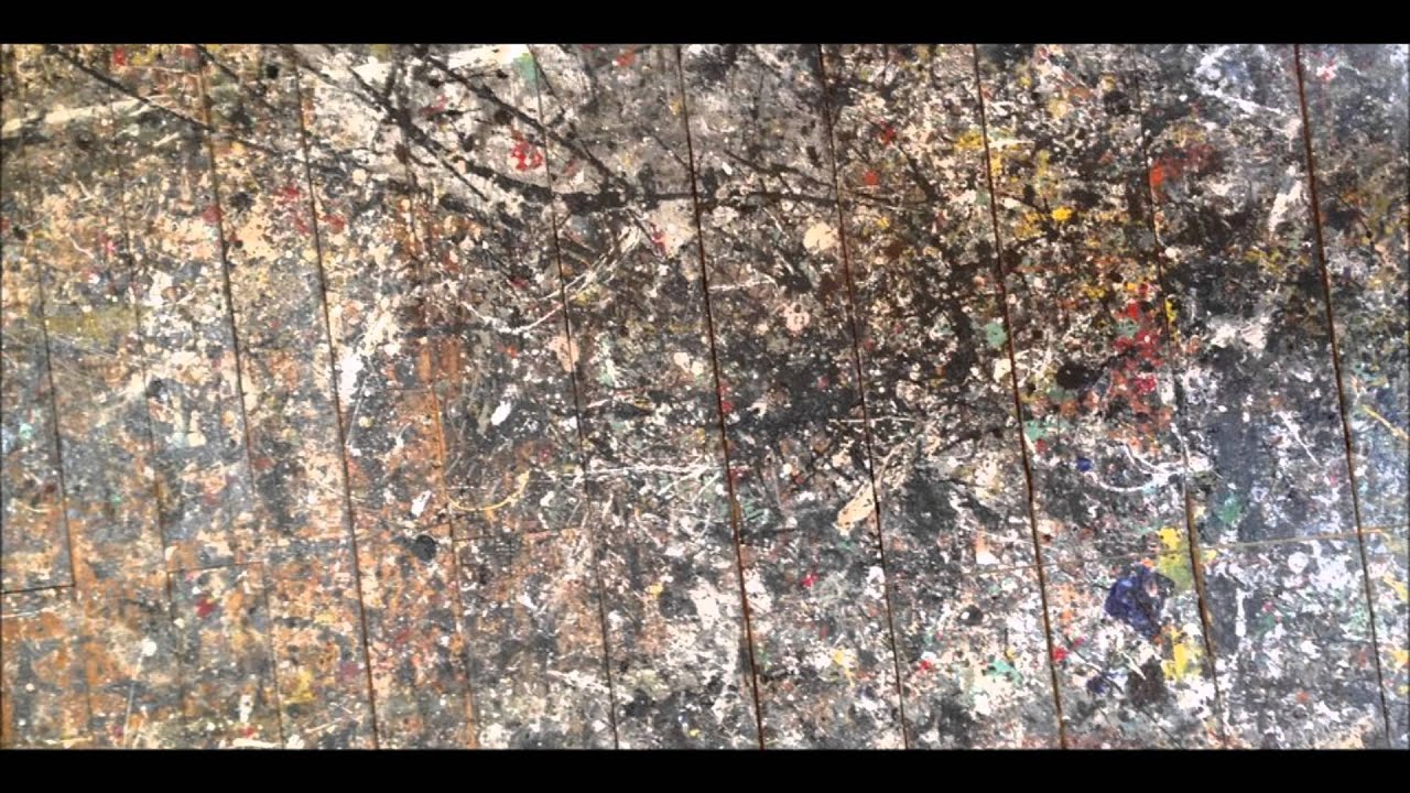 Jackson Pollock studio floor - YouTube