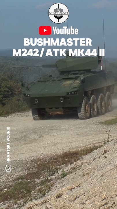 Topovi Bushmaster M242 i ATK M44 II na vozilima Bradley i Patria #osrh🇭🇷 #hrvatskavojska2025 ...