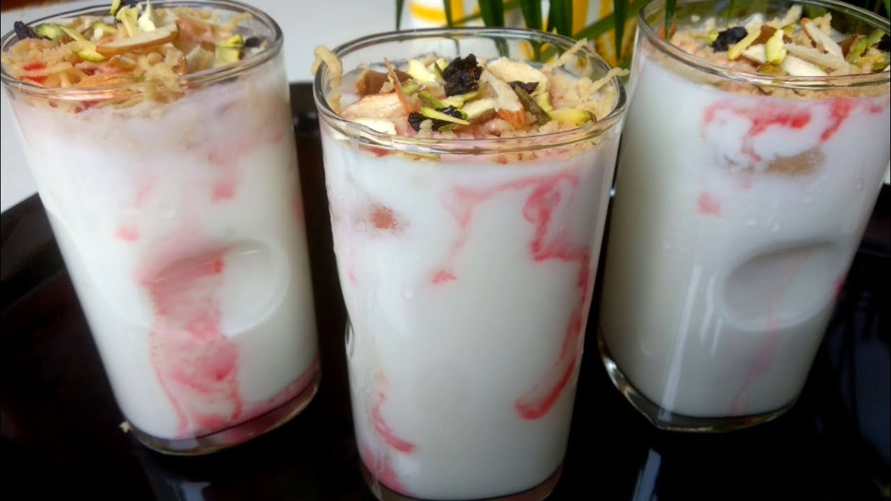 Popular Hyderabad Street Drink Khoya Lassi Recipe || Mawa Lassi Recipe ...