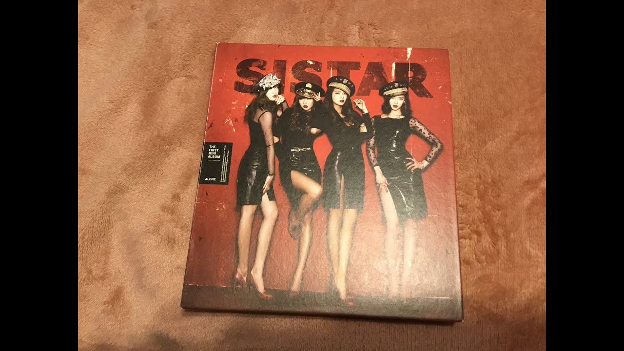 Sistar "Alone" album unboxing - YouTube