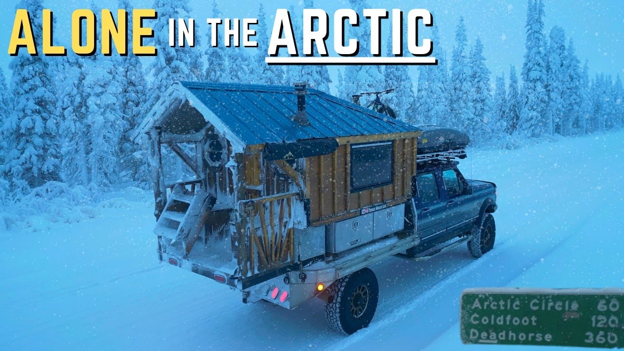 Driving an Old Ford Truck to the Arctic Ocean in -60F/-51C | 5 Days ...