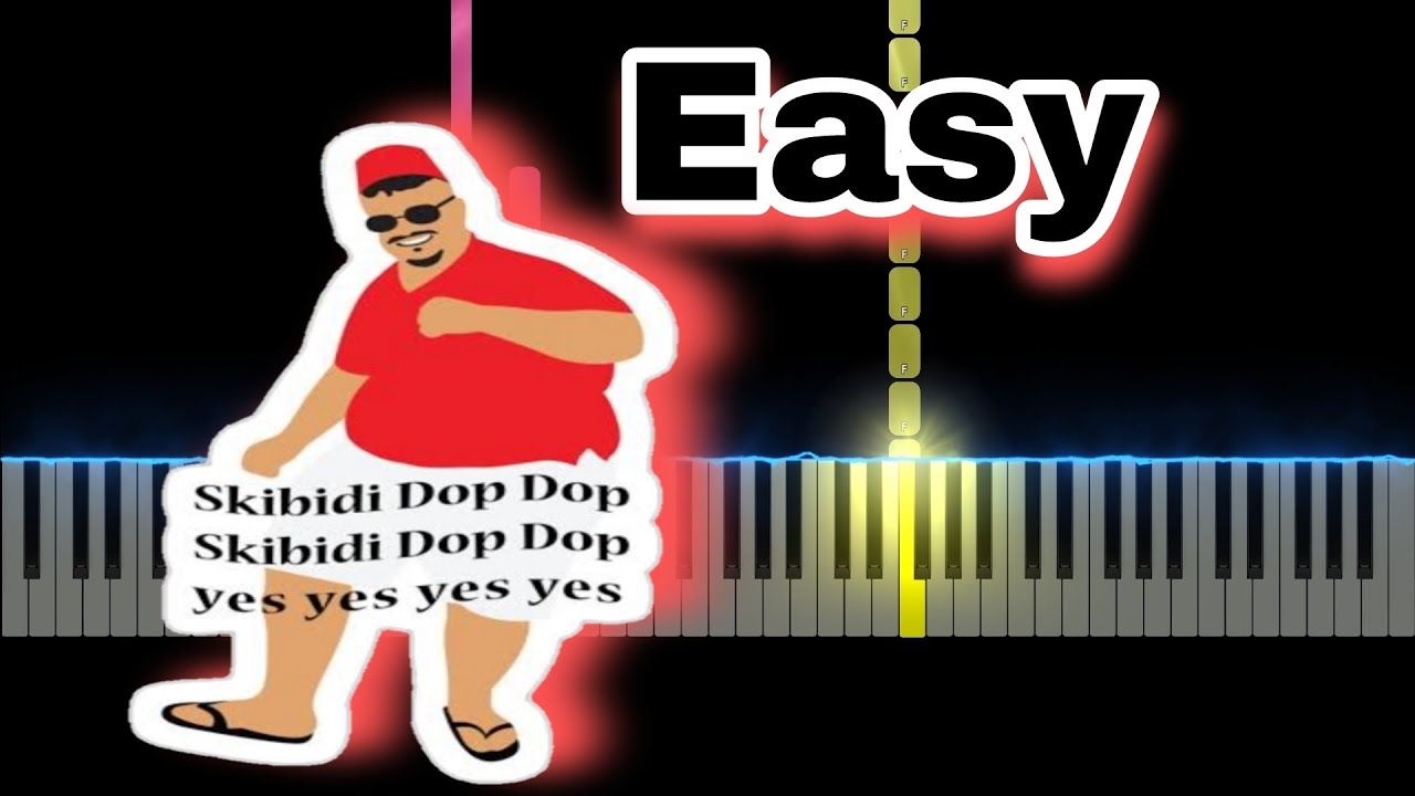 Skibidi dop dop dop dop yes yes yes song (Easy Piano Tutorial) - YouTube