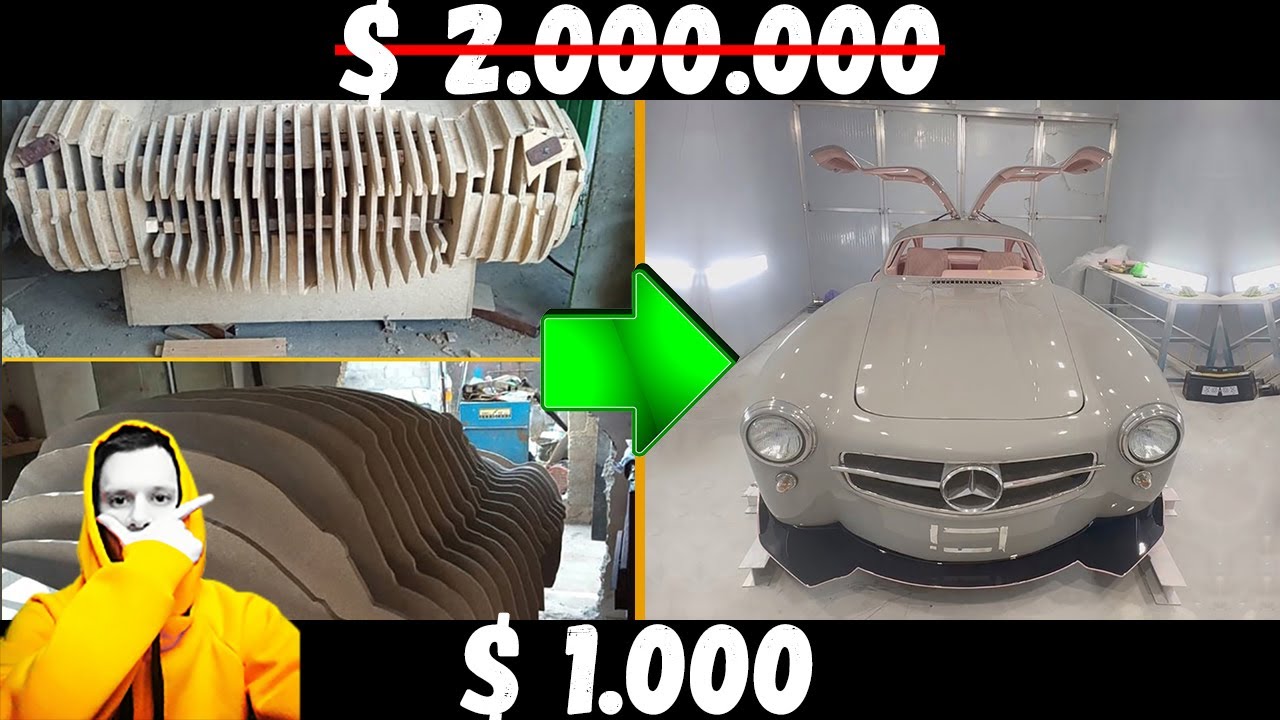 Full 100 Days Build Mercedes 300SL Gullwing Replica Car Kit Car ...