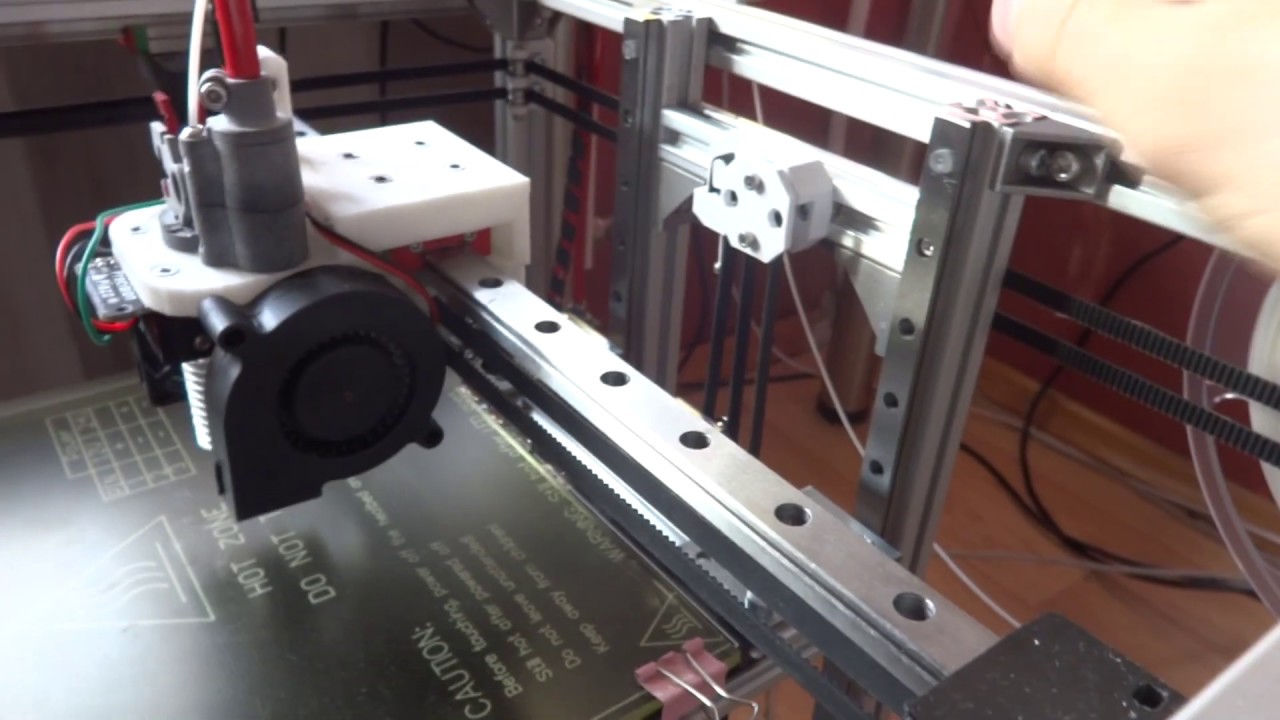 Hypercube update (Zesty Nimble, Precision Piezo and linear rails) - YouTube