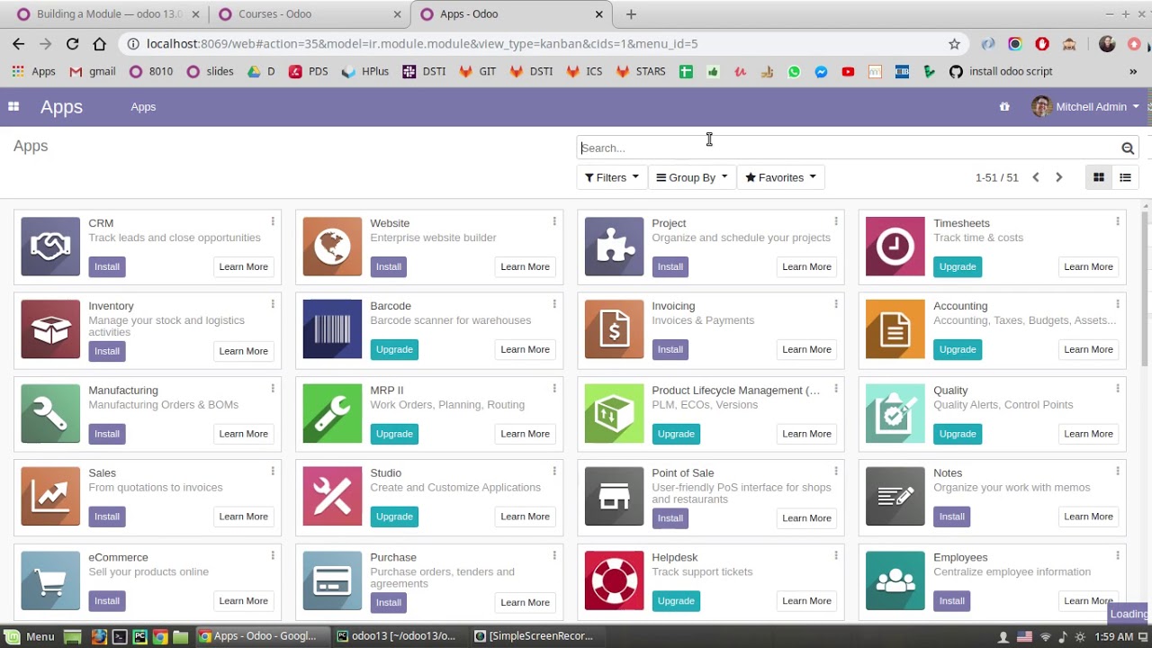 V8: Odoo Basic Views(form, tree, search) - طرق العرض الاساسية في اودو - YouTube