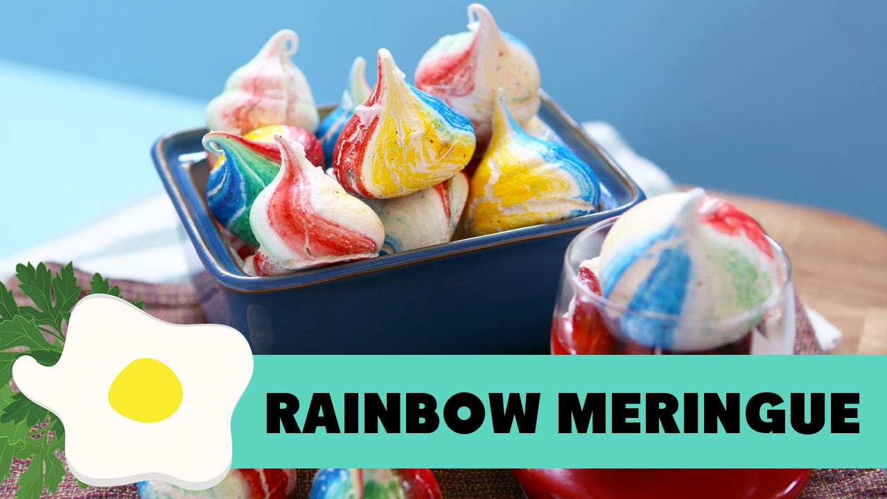 Resep Rainbow Meringue - YouTube