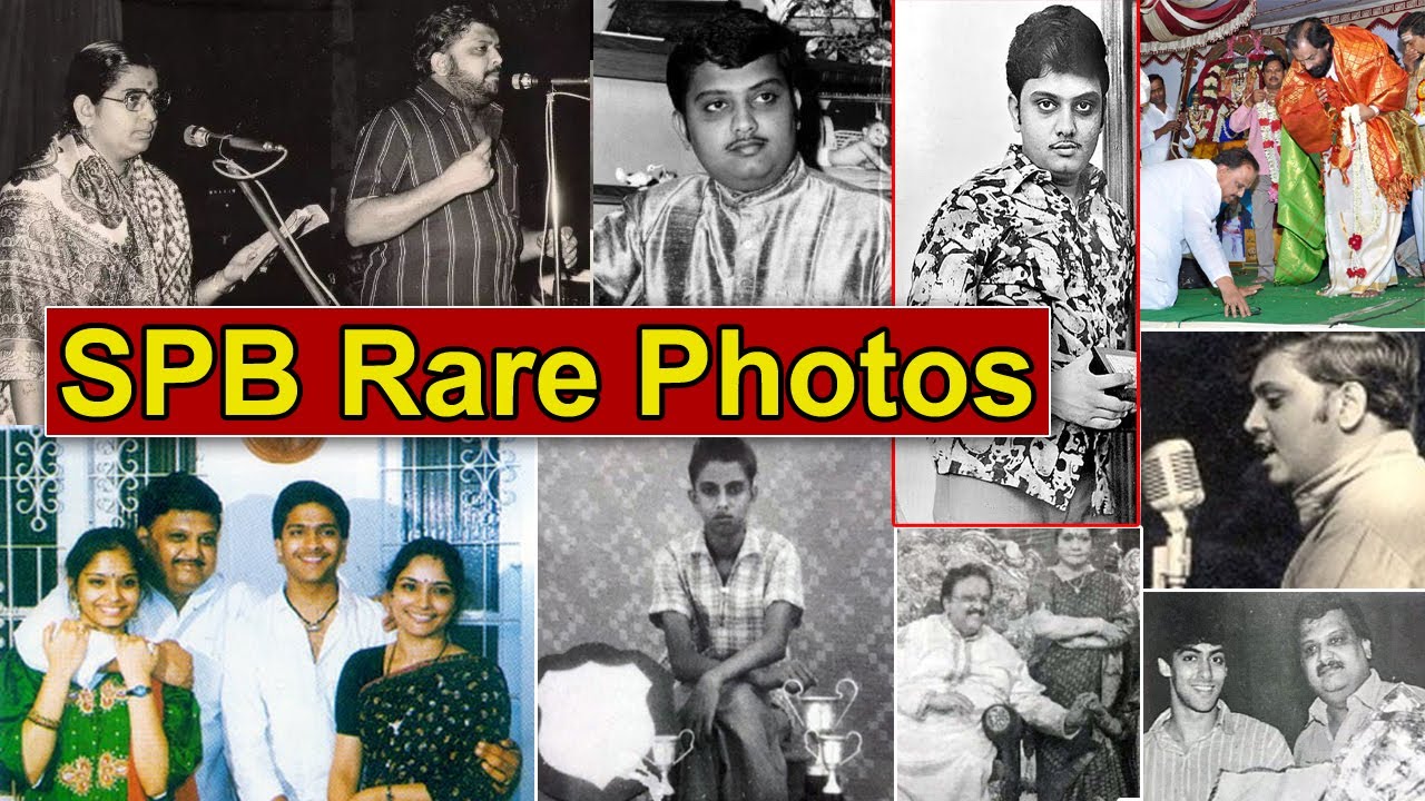 SP Balasubrahmanyam Unseen Photos || SPB Rare Album Memories ...