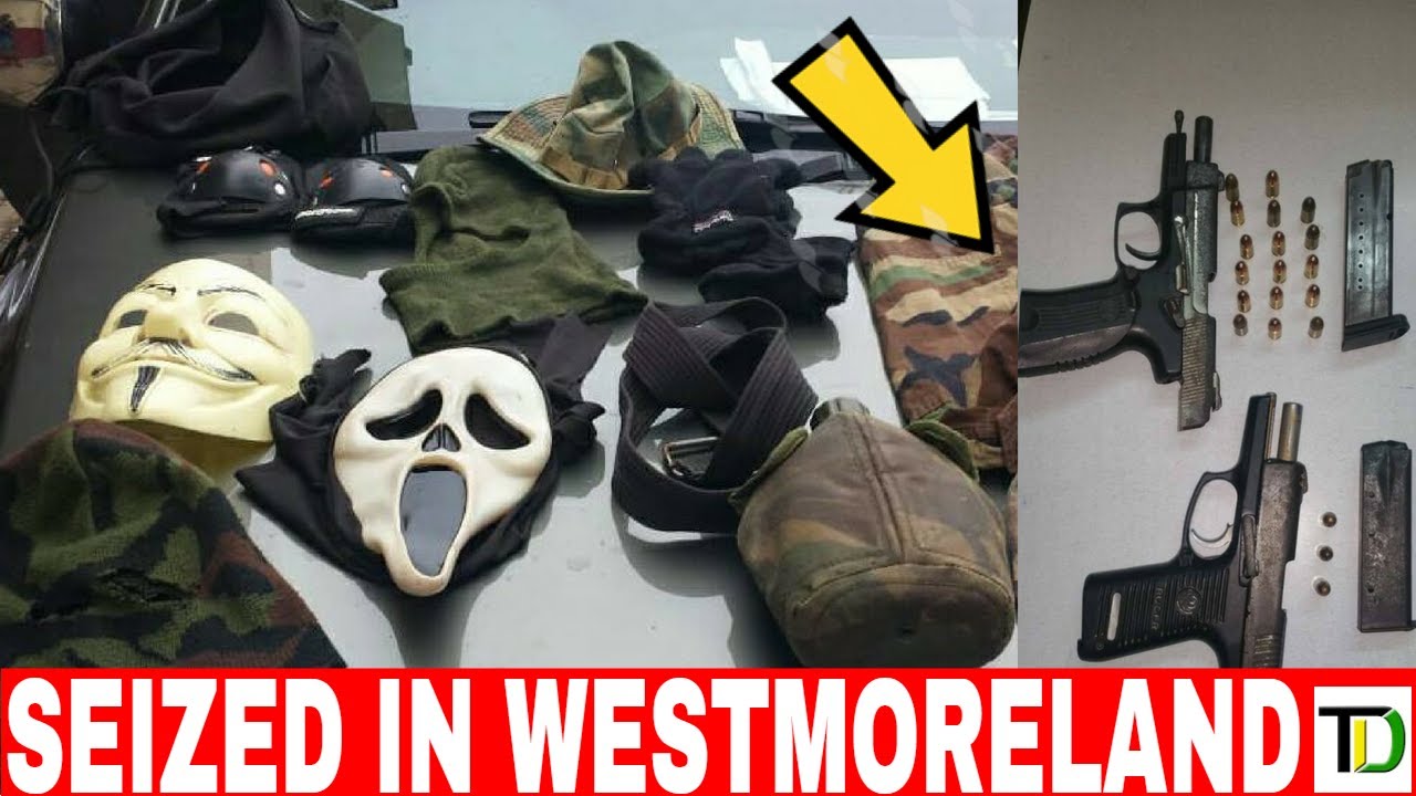 Three Gun$, Masks & Army Fatigues SEIZED in WESTMORELAND - Teach Dem ...