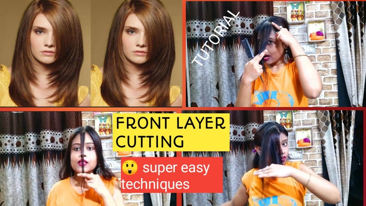 #LAYER CUT HAIRSTYLE || layer cut at home | easy stylish hair cut for ...