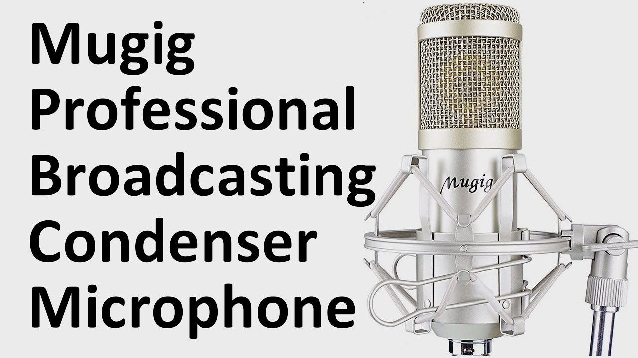 Mugig XLR condenser microphone review unboxing & test - The best cheap ...