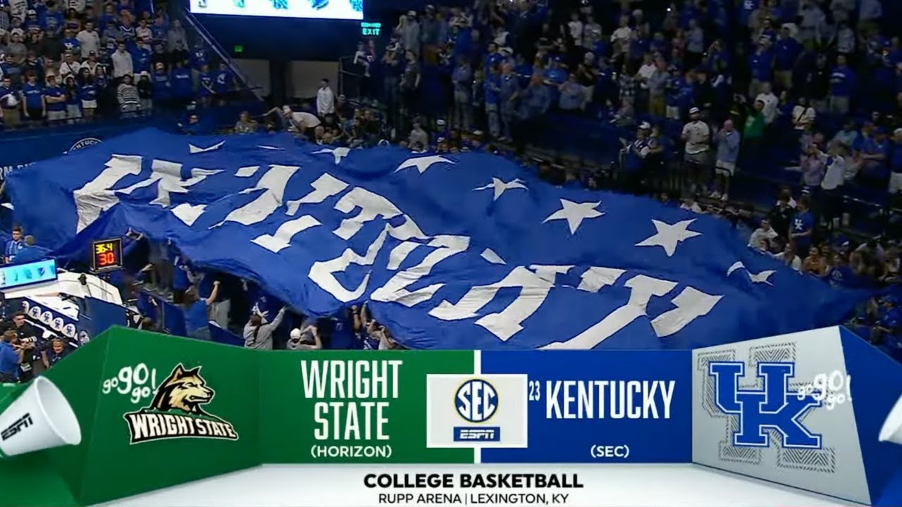 #23 Kentucky vs Wright State Basketball Highlights (11/4/2024) - YouTube