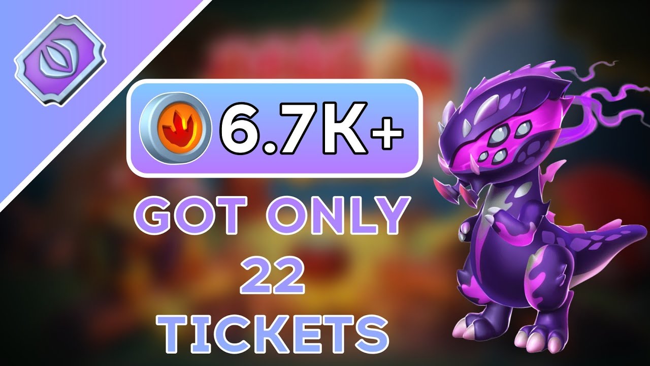 Spent 6.7k stepping stone to get tickets 🐉🎆.|Dragon Mania Legends - YouTube