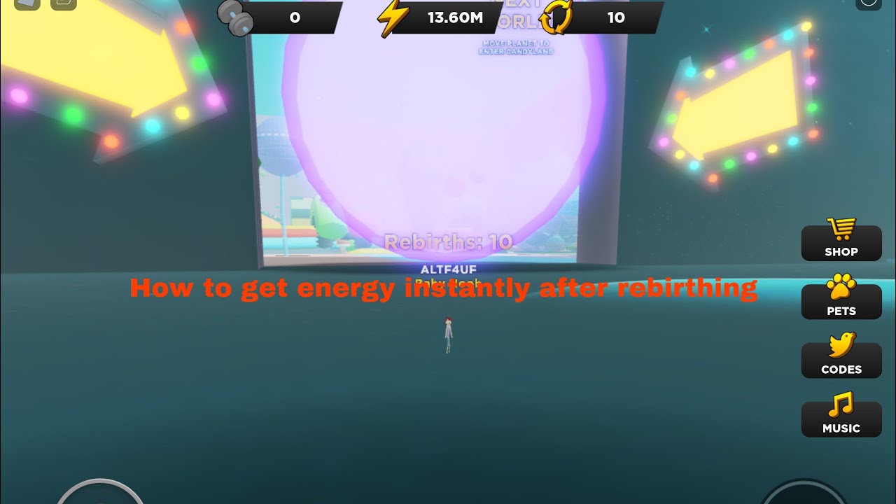 How to get energy instantly after rebirth and my 10th rebirth in ...