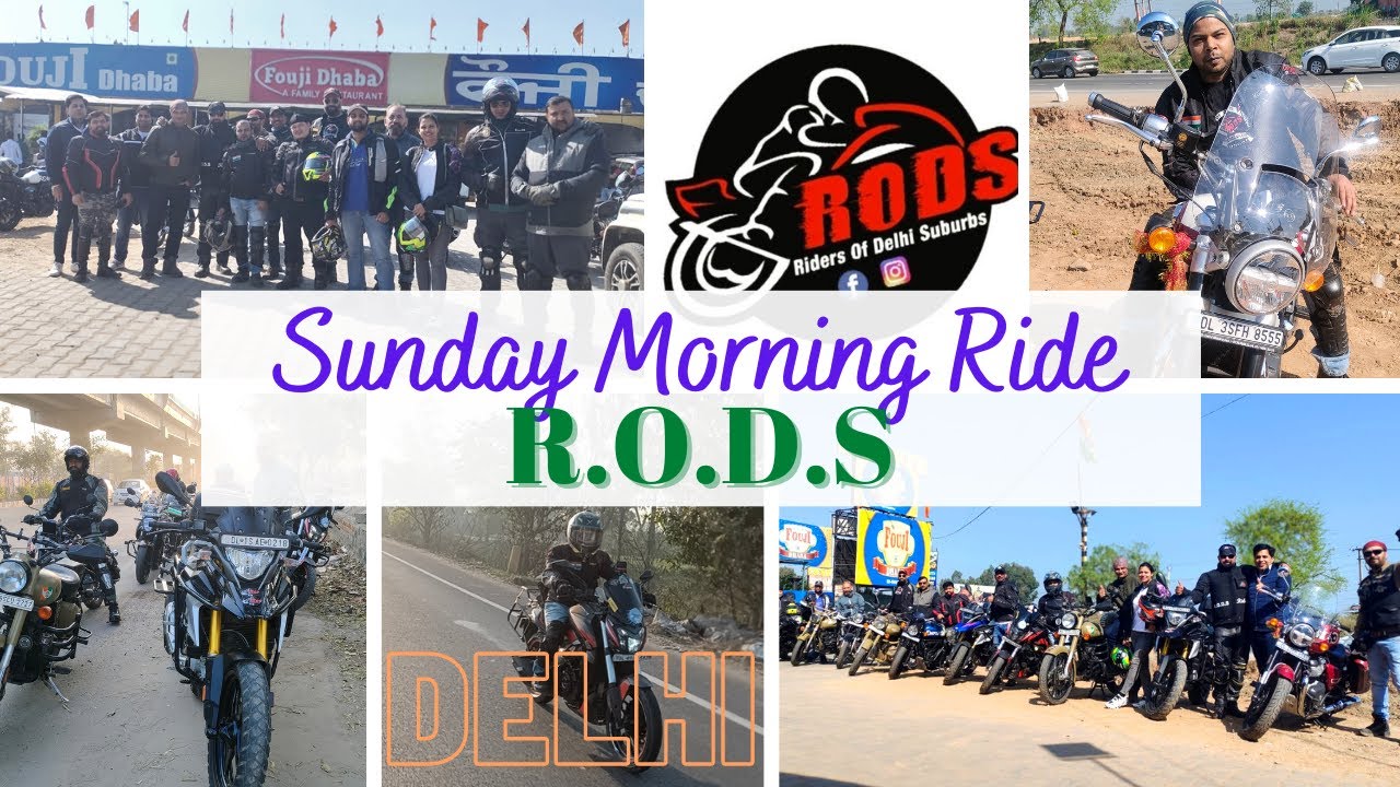 Sunday Breakfast Ride With R.O.D.S | Fauji Dhaba Rohtak | Super Meteor ...