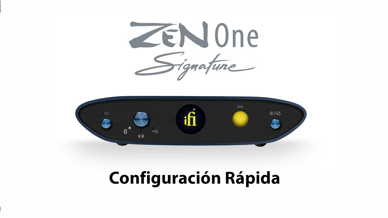 ZEN One Signature - Guía de configuración rápida. - YouTube