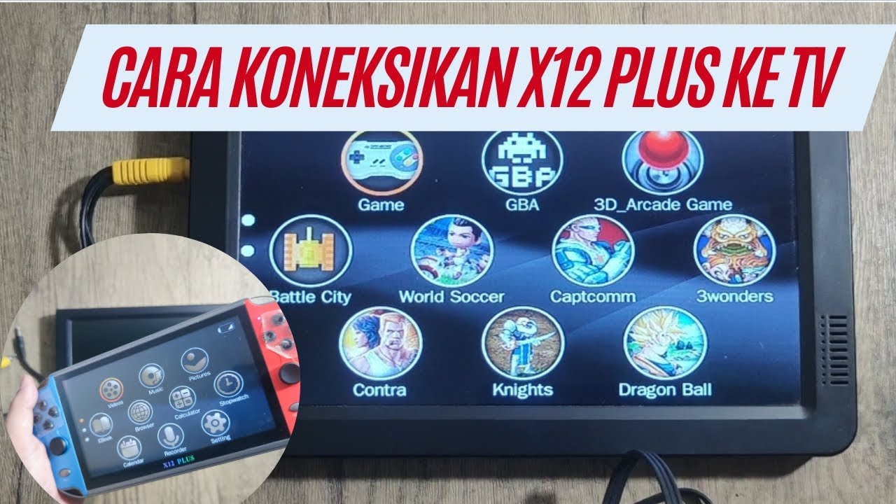 Cara Menghubungkan Gameboys X12 Plus Ke TV - YouTube