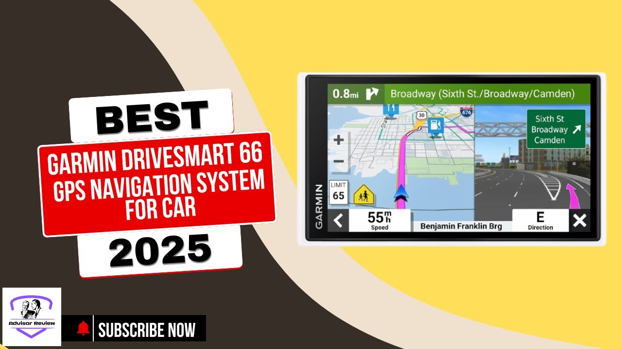 Garmin DriveSmart 66 BEST GPS Navigation System For Car Full Review Of ...