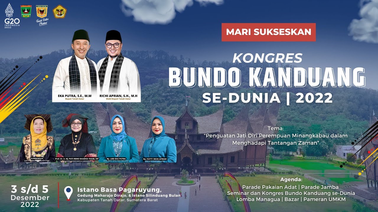[ LIVE ] KONGRES BUNDO KANDUANG SEDUNIA TAHUN 2022 - YouTube
