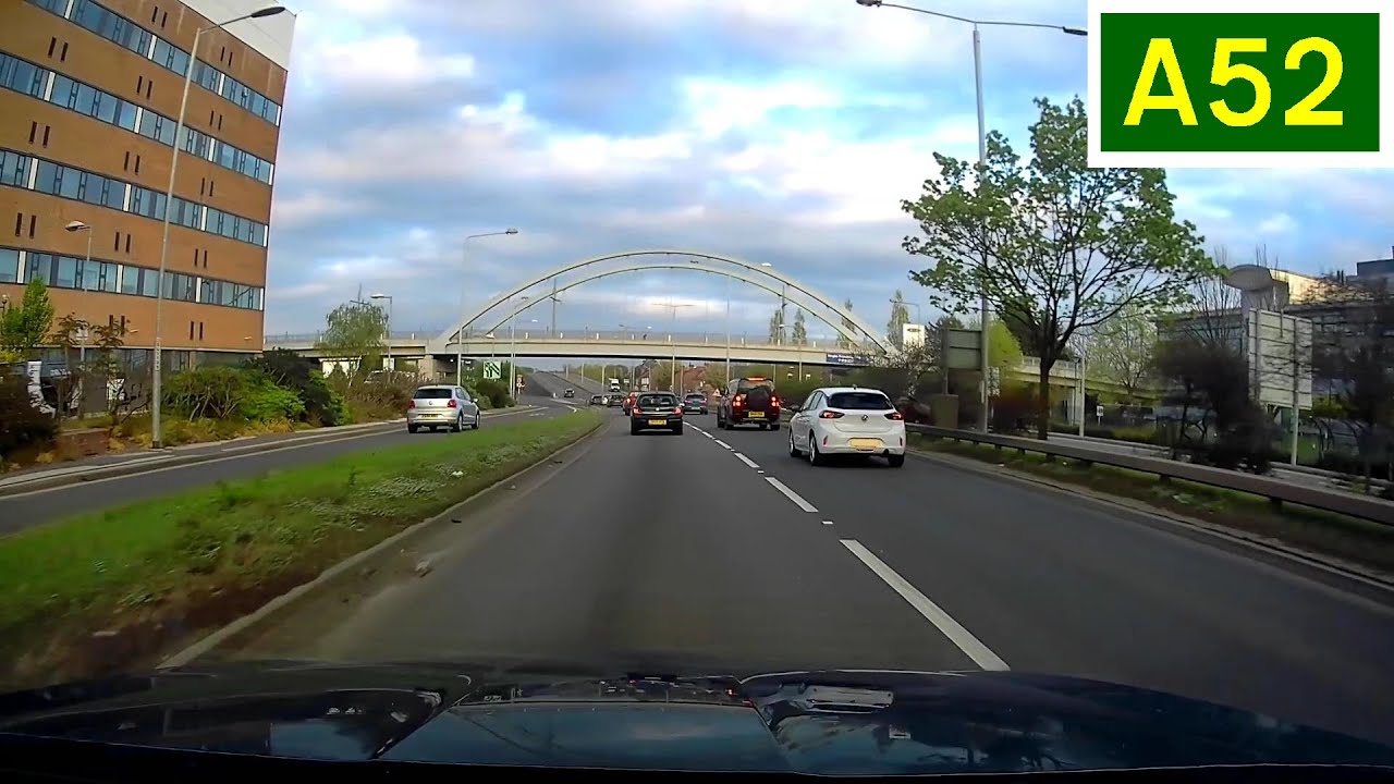 Long Drive: A52 Derby to Nottingham (to Gamston) - YouTube