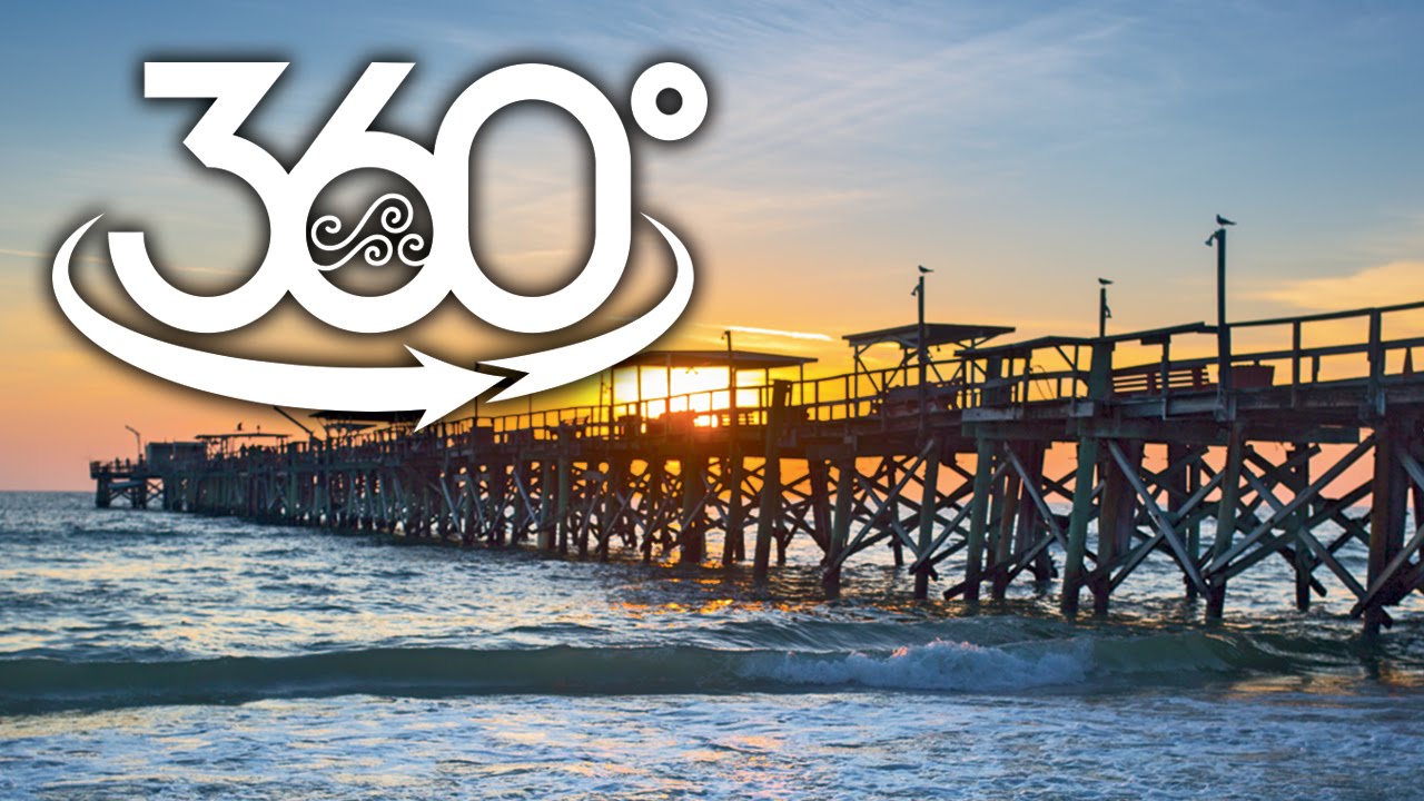 Redington Pier Sunset: a 360-Degree Timelapse - YouTube
